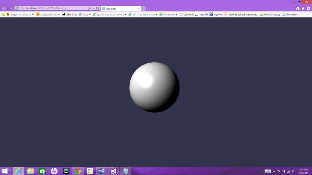 Module 1: 3D Programming – ProfessorF